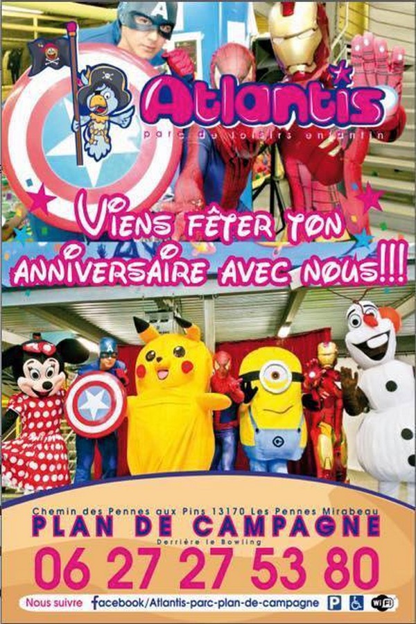 anniv atlantis - PACA LOISIRS 14000 idées de loisirs en PACA